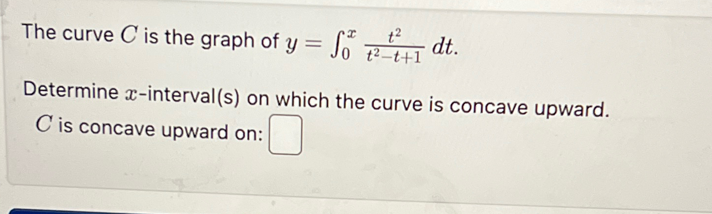 Solved The curve C ﻿is the graph of | Chegg.com