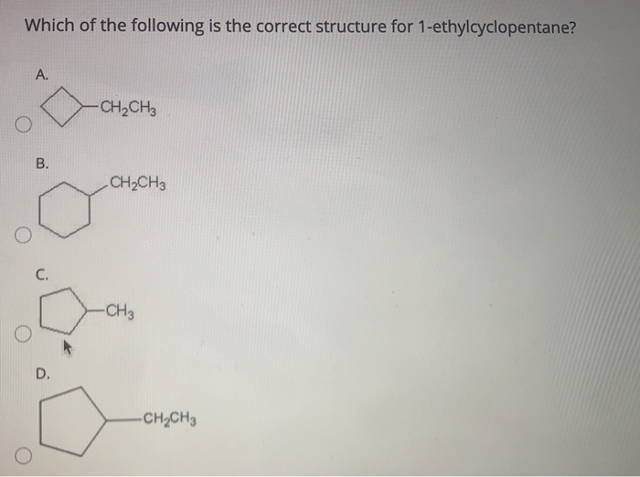 Solved What is the IUPAC name for the following structure? | Chegg.com