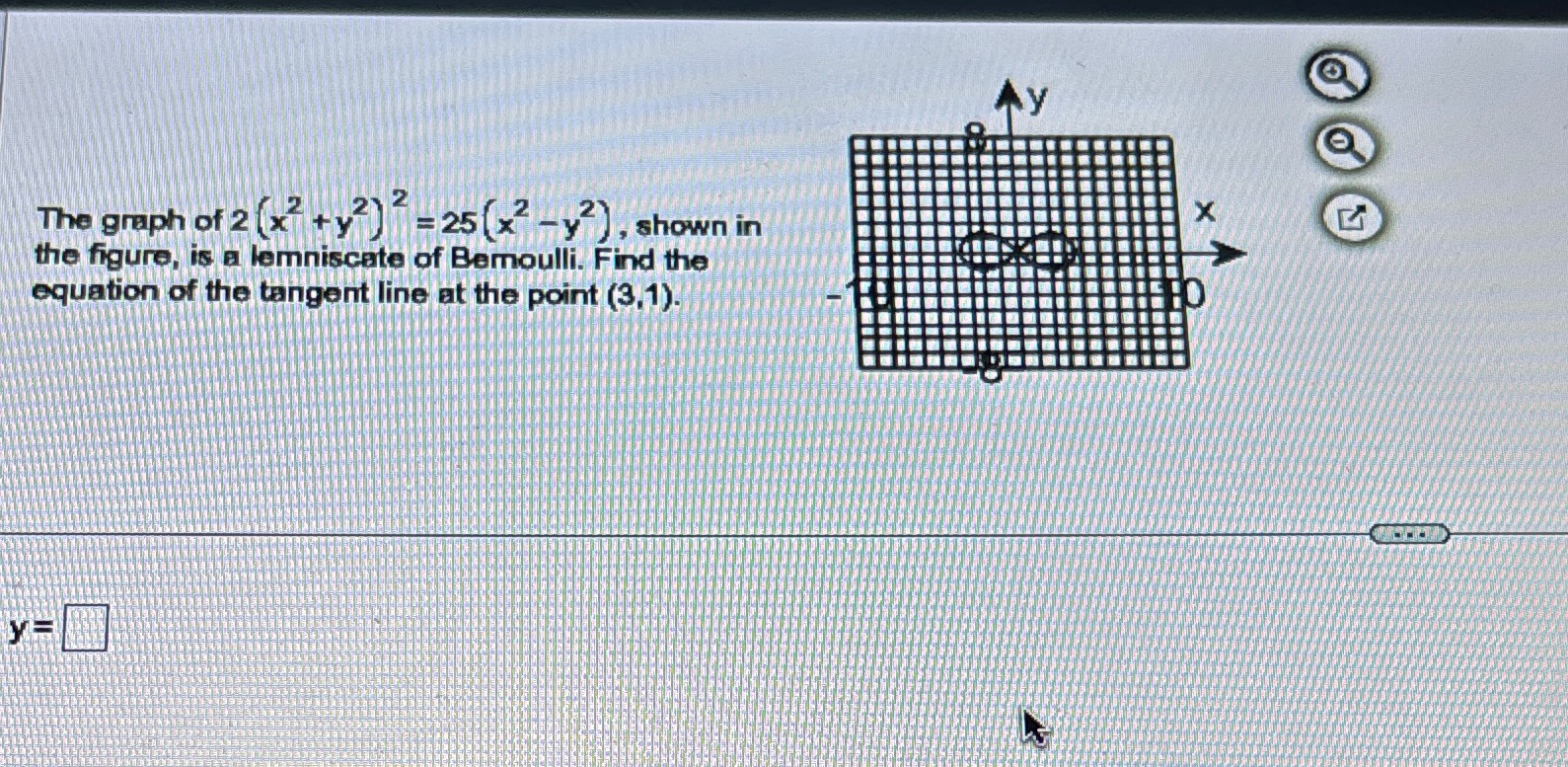 Solved The graph of 2(x2+y2)2=25(x2-y2), ﻿shown in the | Chegg.com