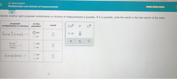 Solved Decide whether each proposed multiplication or | Chegg.com