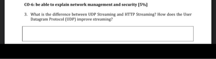 Solved CO-5: be able to explain TCP/IP network protocol and | Chegg.com