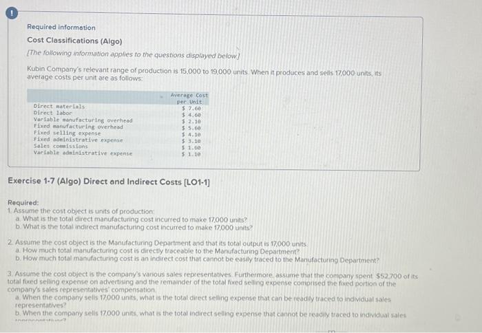 please answer only 2 and 3 | Chegg.com
