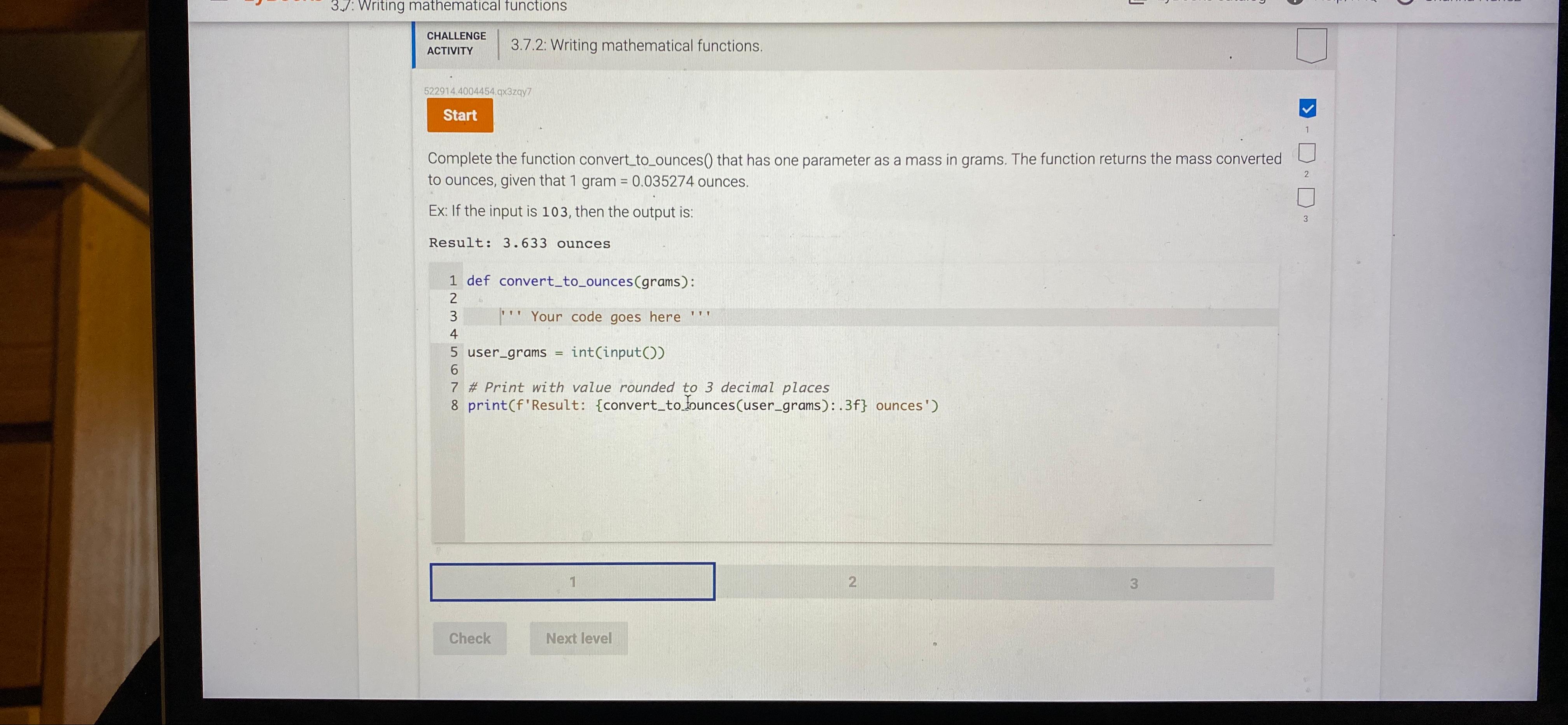 Solved 3.1: Writing mathematical | Chegg.com