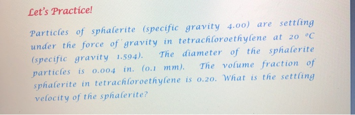 Solved Let's Practice! (a) Estimate the terminal velocity | Chegg.com