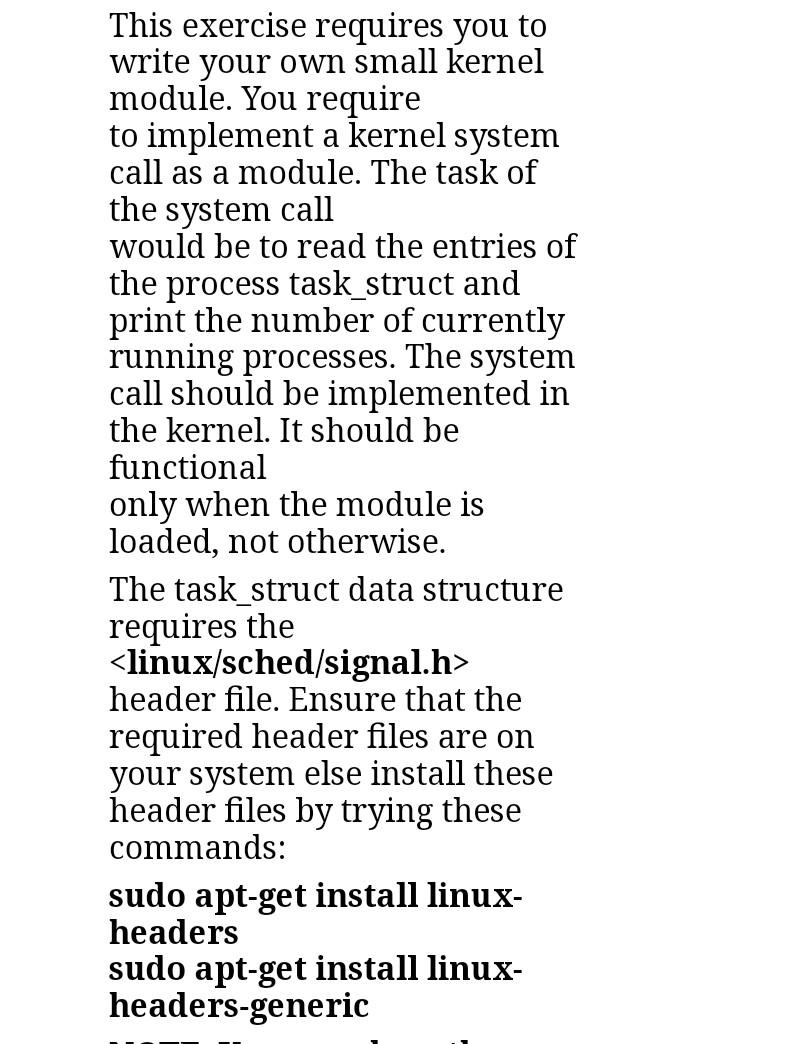 Solved This exercise requires you to write your own small | Chegg.com