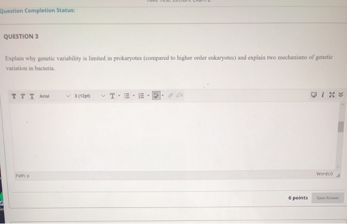 Solved ONE Question Completion Status: QUESTION 3 Explain | Chegg.com