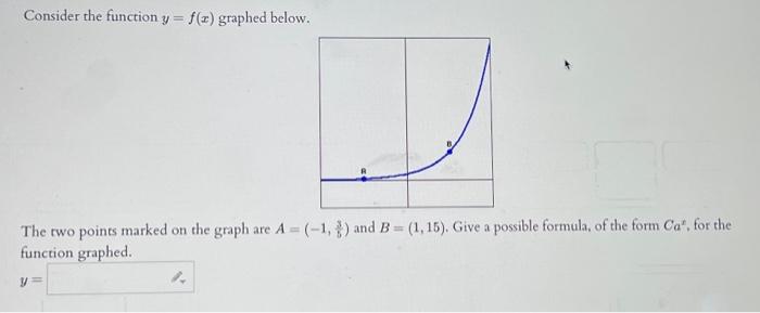 Solved Consider the function y=f(x) graphed below. The two | Chegg.com