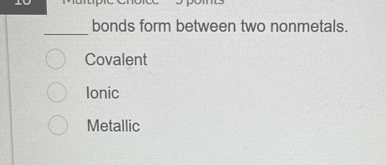 Solved bonds form between two | Chegg.com