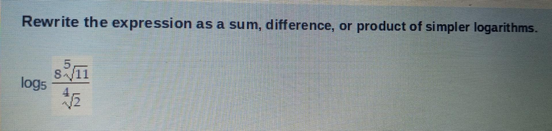 Solved Rewrite the expression as a sum, difference, or | Chegg.com