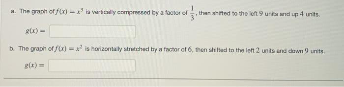 Solved a. The graph of f(x) = x is reflected over the x-axis | Chegg.com