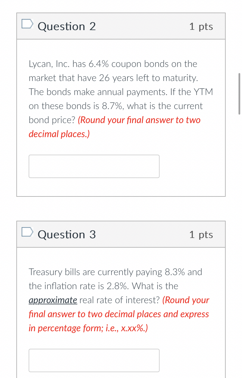 Solved Question 21 ﻿ptsLycan, Inc. has 6.4% ﻿coupon bonds on | Chegg.com