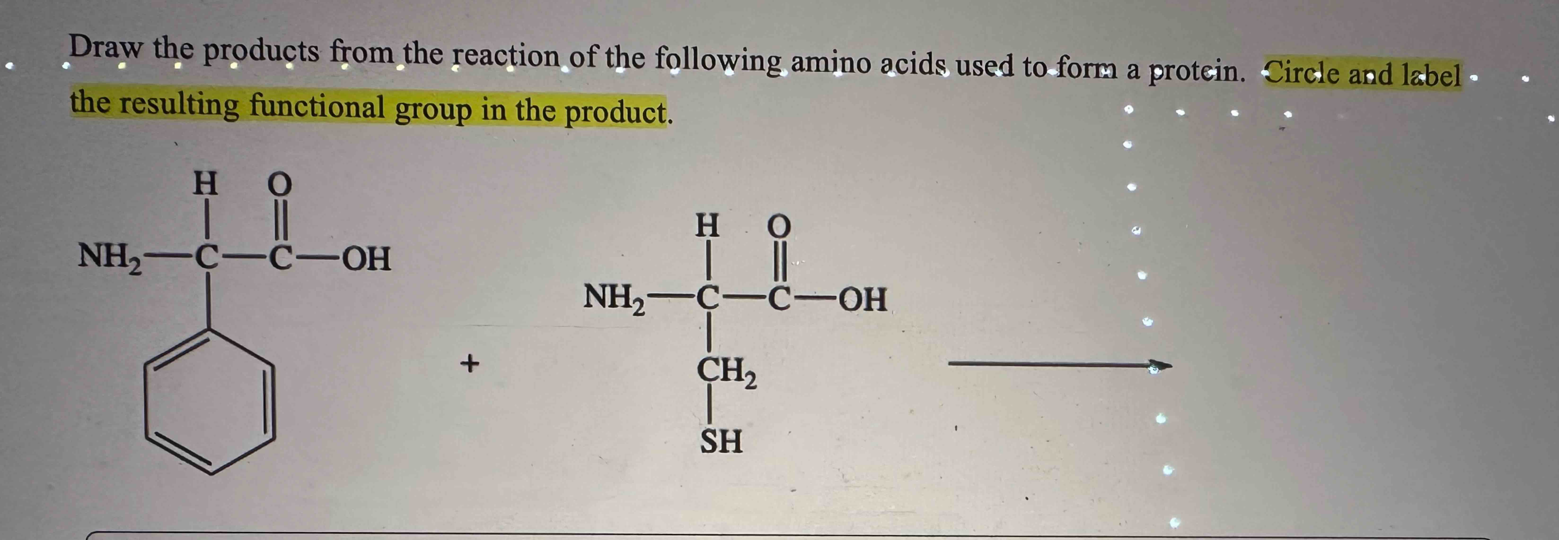 Solved Ask a question... Draw the products from the reaction | Chegg.com