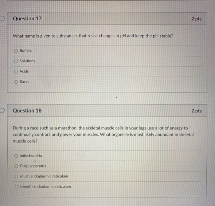 Solved ion 17 2 Pts What Name Is Given To Substances Chegg