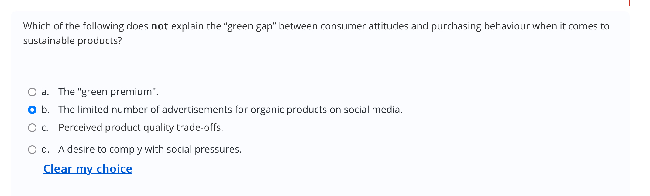 Solved Which of the following does not explain the "green | Chegg.com
