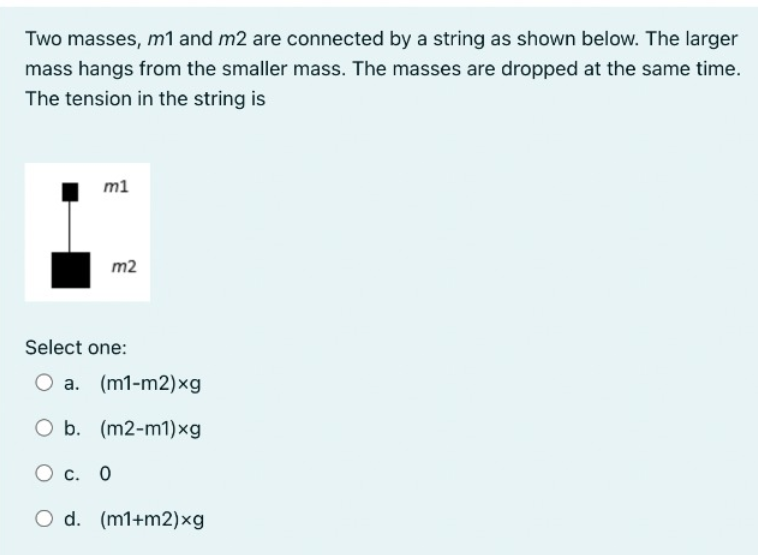 Solved Two masses, \\( m 1 \\) and \\( m 2 \\) are connected | Chegg.com