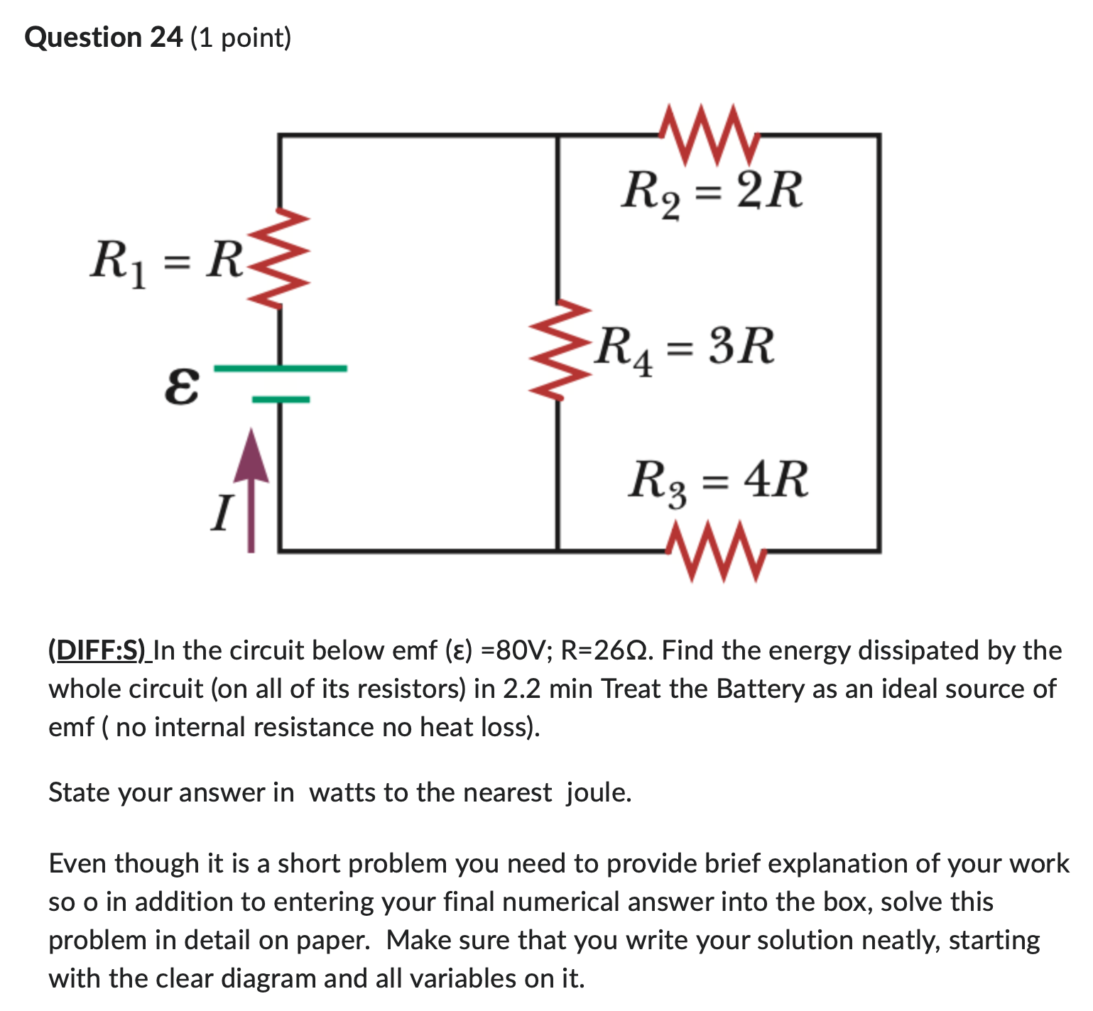 Solved Question 24 (1 ﻿point)(DIFF:S)_In the circuit below | Chegg.com