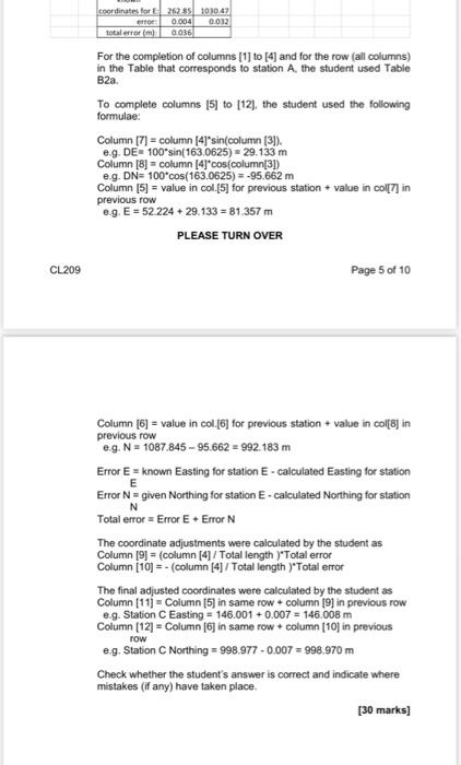 Solved Q.B2 Table B2a shows the known quantities for the | Chegg.com