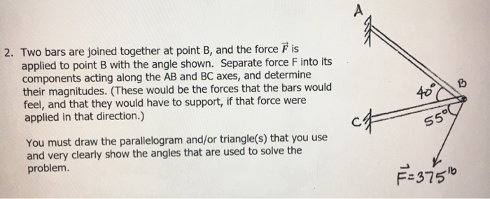 Solved B 2. Two bars are joined together at point B, and the | Chegg.com