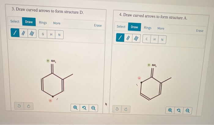 Solved For each resonance structure, use curved arrows to | Chegg.com