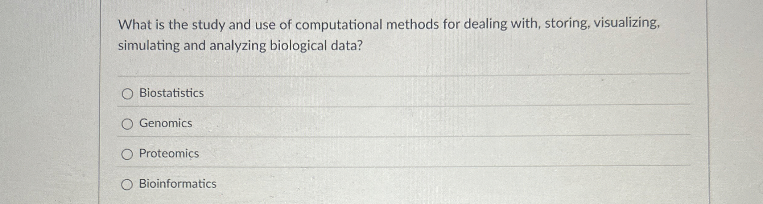 Solved What is the study and use of computational methods | Chegg.com