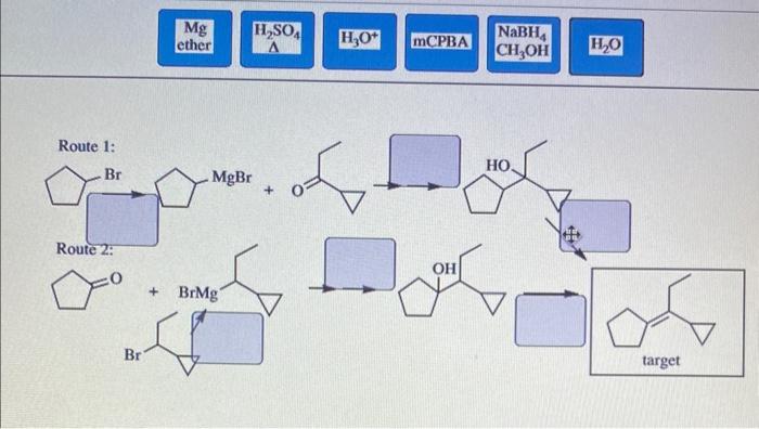 Solved Route 1: 근 → Route 2: | Chegg.com