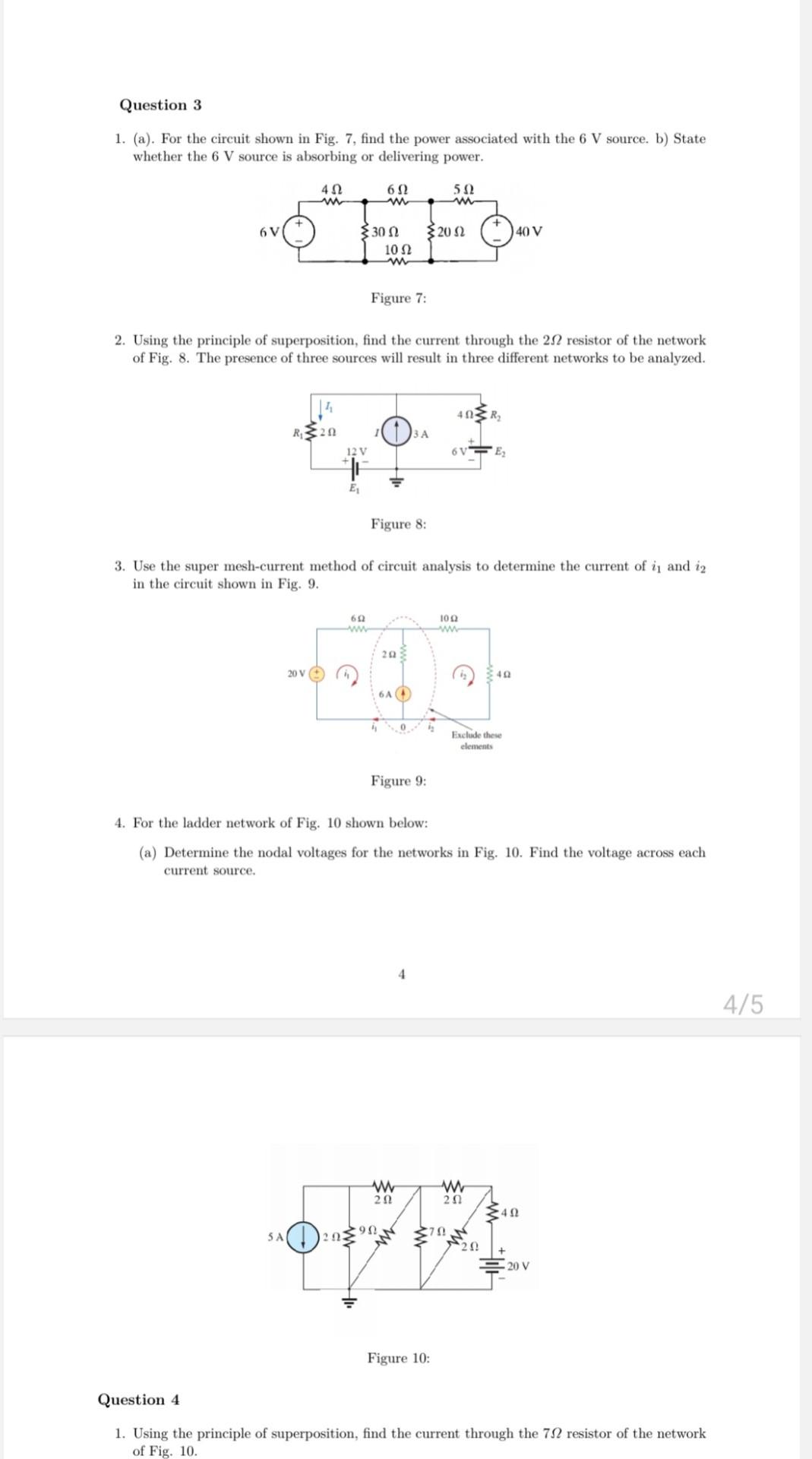 Solved 1. At node 1 in the circuit of Fig. 2, applying KCL | Chegg.com