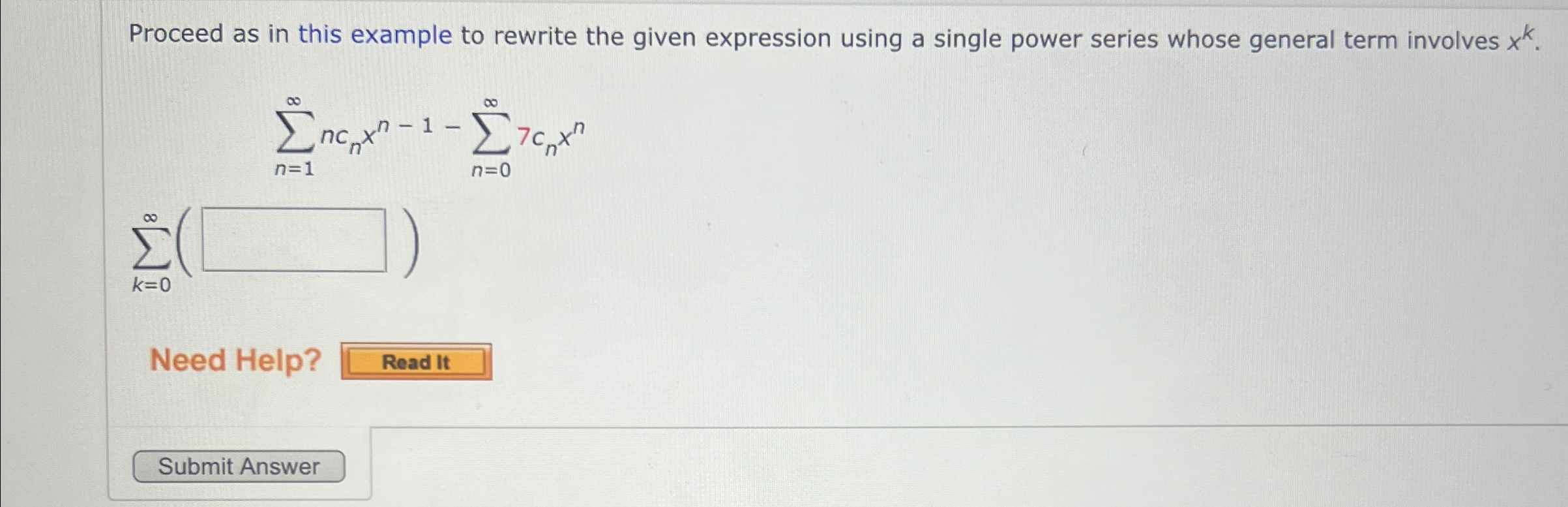 Solved Proceed as in this example to rewrite the given | Chegg.com