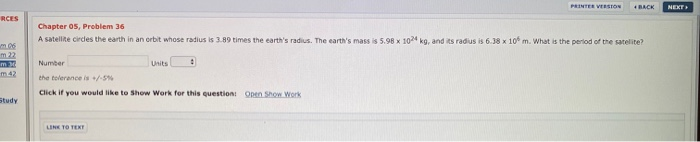 Solved PRINTER VERSION 4 BACK NEXT RCES Chapter 05, Problem | Chegg.com