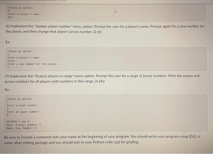 Solved This program will store roster for a basketball team. | Chegg.com