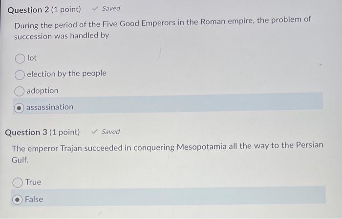 During the period of the Five Good Emperors in the | Chegg.com