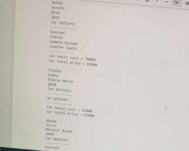 Solved 2 Classes • A class describes objects with the same | Chegg.com