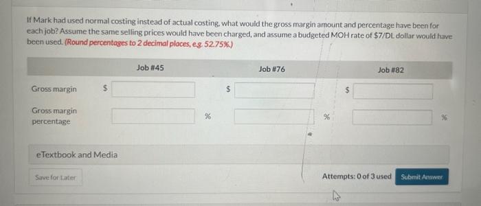 Solved Mark was looking back at the profitability of a few | Chegg.com