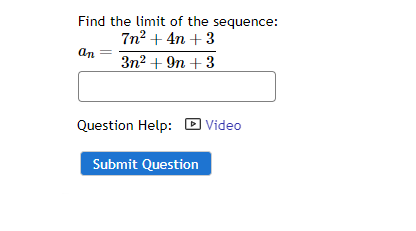 Solved Find the limit of the | Chegg.com