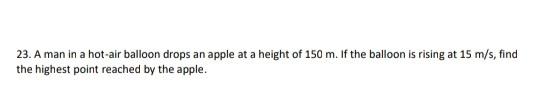 Solved 15. The muzzle velocity of a projectile is 1,500fps | Chegg.com