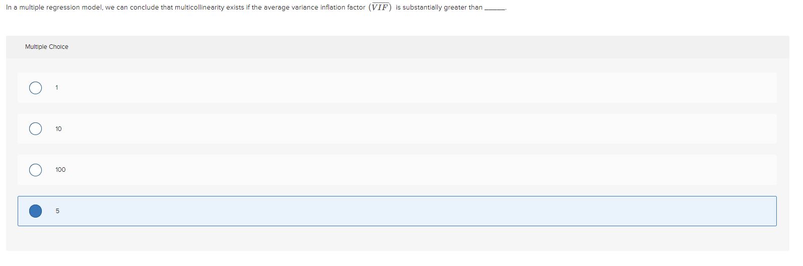 Solved In a multiple regression model, we can conclude that | Chegg.com