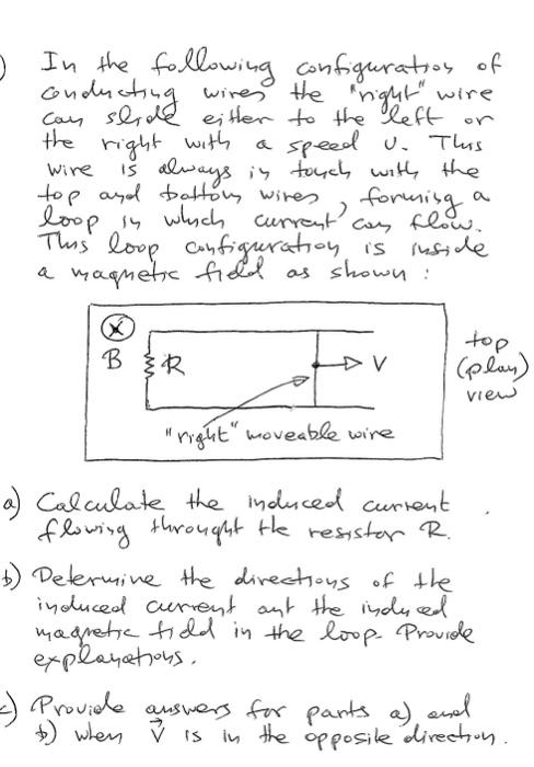 Solved In the following configuration of conducting wires | Chegg.com