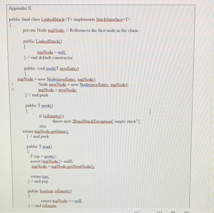 Solved A smack ADT is simply a normal stack with additional | Chegg.com