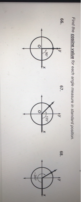 Solved Draw each angle in standard position. Find exact | Chegg.com