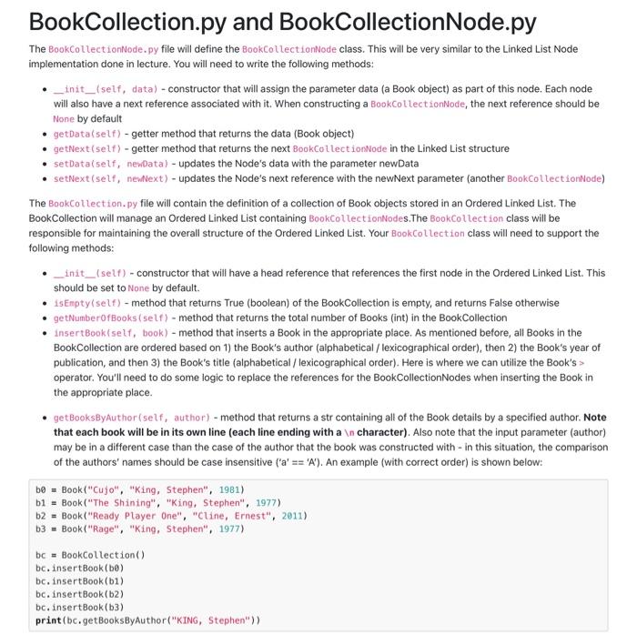 Solved Instructions You will need to create four files: • | Chegg.com