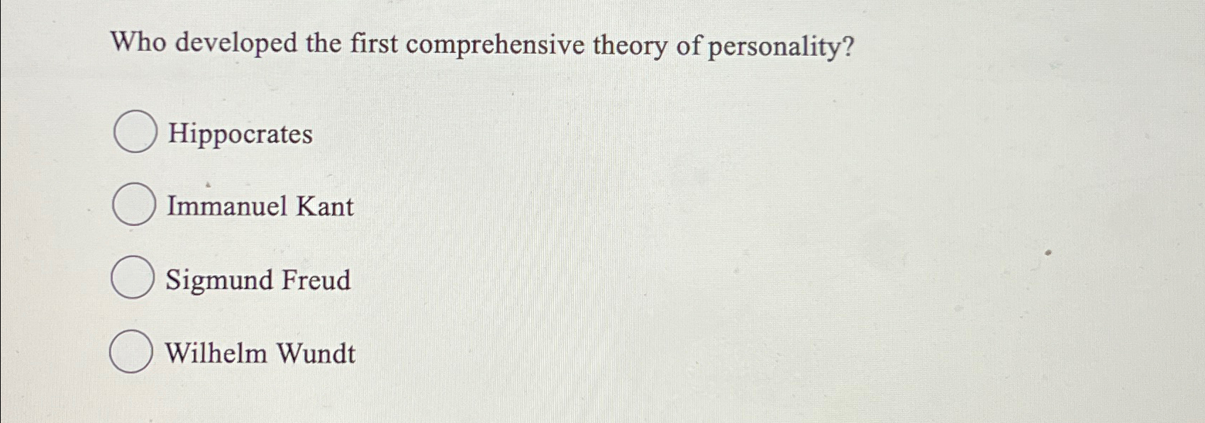 Solved Who developed the first comprehensive theory of | Chegg.com