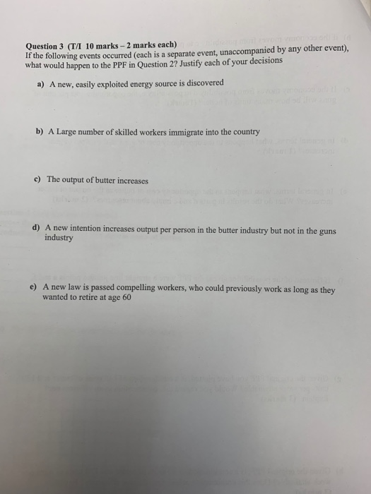 Solved Introduction to PPC Curves Worksheet package Question | Chegg.com