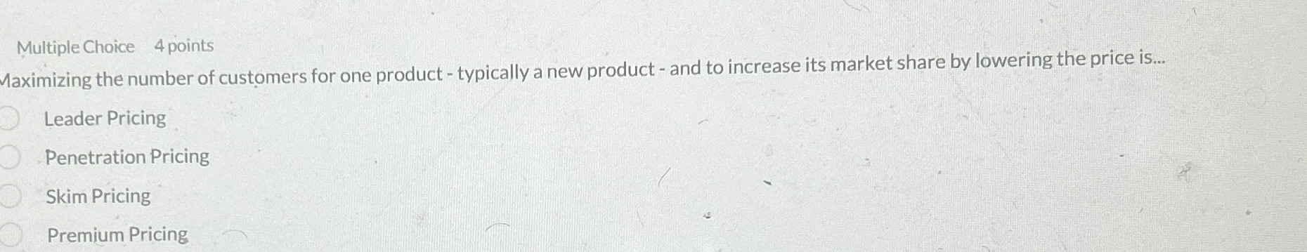 Solved Multiple Choice 4 ﻿pointsMaximizing the number of | Chegg.com