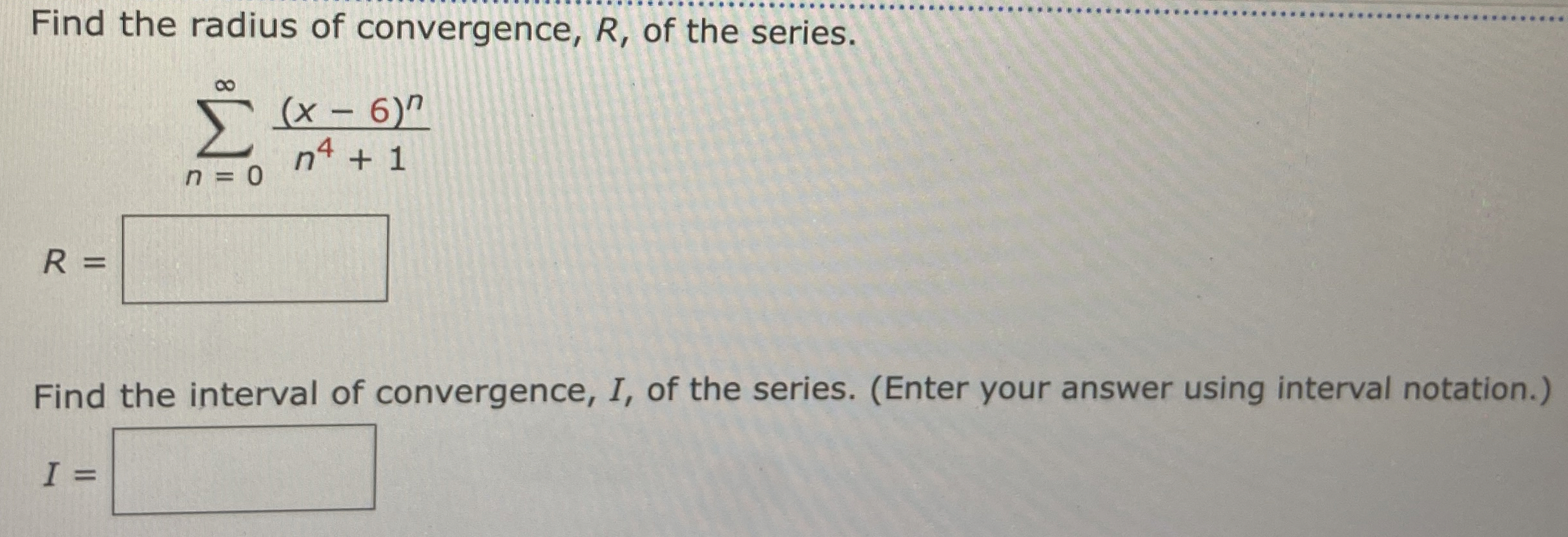 Solved Find the radius of convergence, R, ﻿of the | Chegg.com