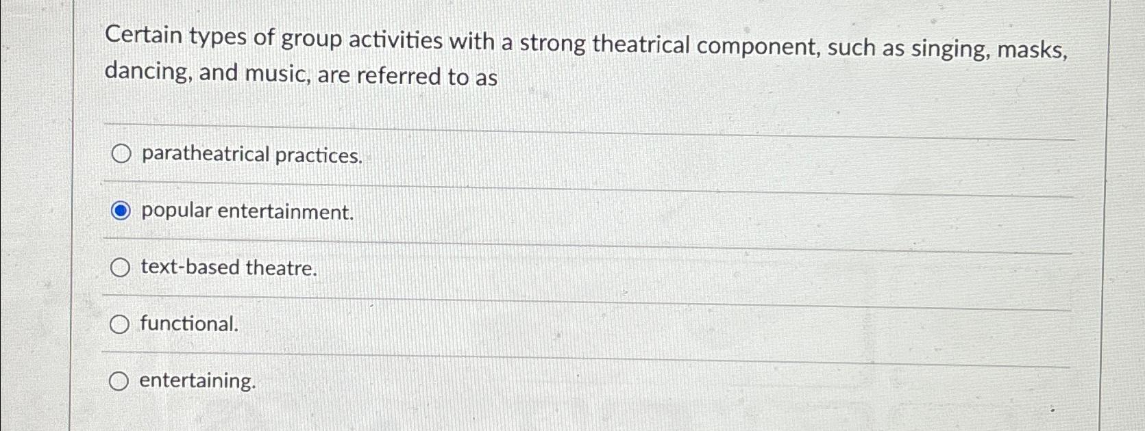 Solved Certain types of group activities with a strong | Chegg.com