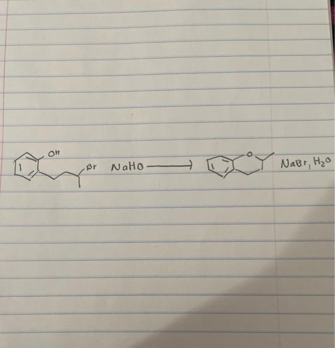 Solved OH Br NaHo NaBr, H₂O | Chegg.com