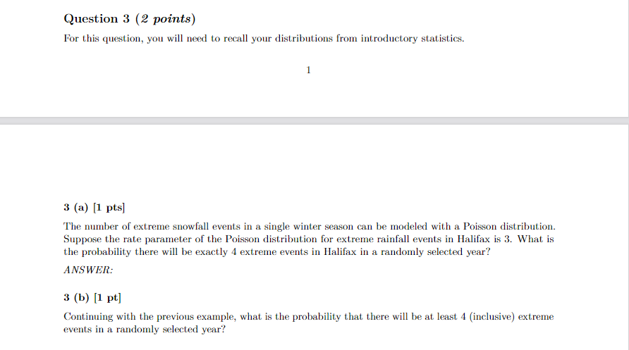 Solved Question 3 (2 ﻿points)For this question, you will | Chegg.com