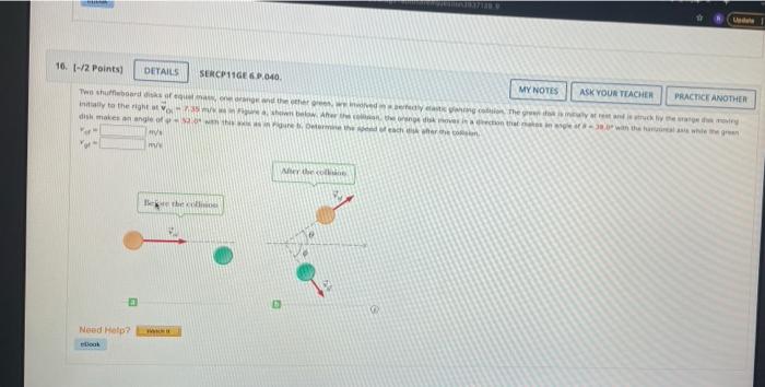 CH 16. 1-/2 Points DETAILS SERCP11GE, 040 MY NOTES | Chegg.com CH 16. 1-/2 Points DETAILS SERCP11GE, 040 MY NOTES | Chegg.com