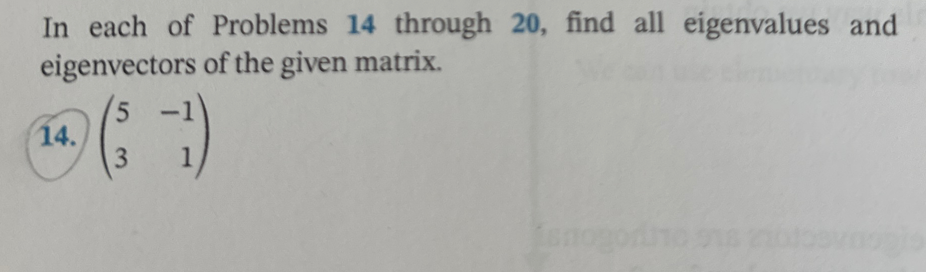 Solved In each of Problems 14 ﻿through 20, ﻿find all | Chegg.com