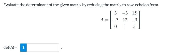 Solved Use the arrow technique to evaluate the determinant. | Chegg.com