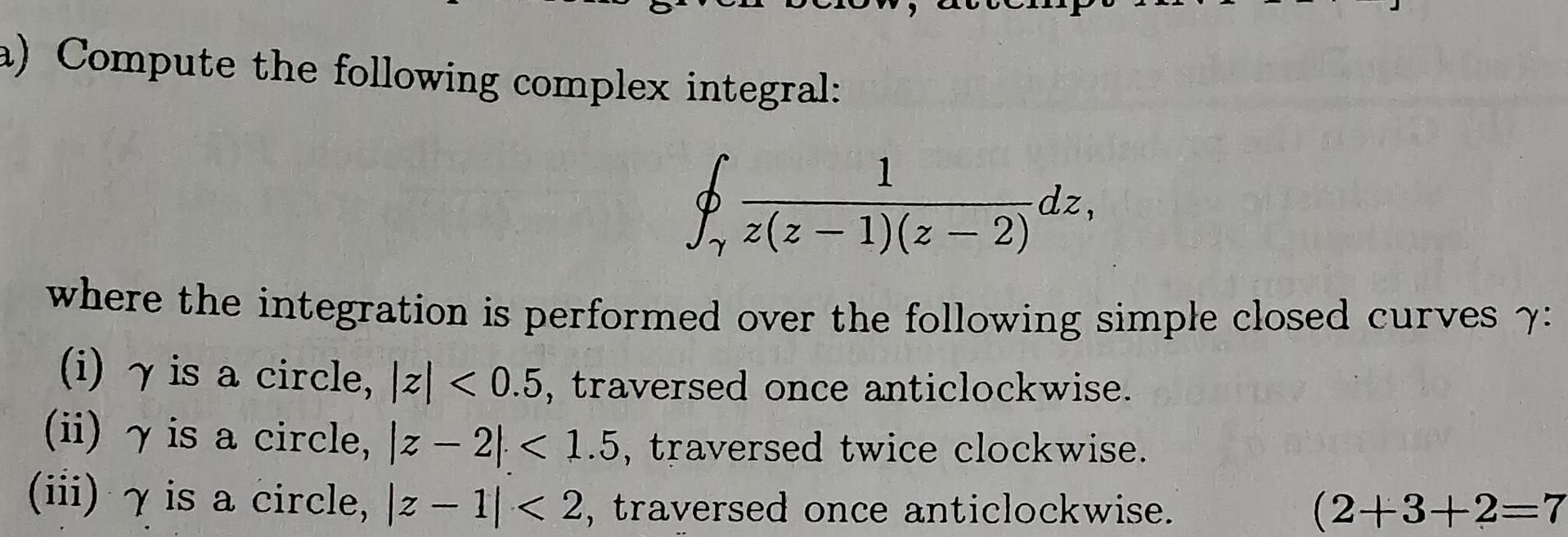 Solved a) ﻿Compute the following complex | Chegg.com